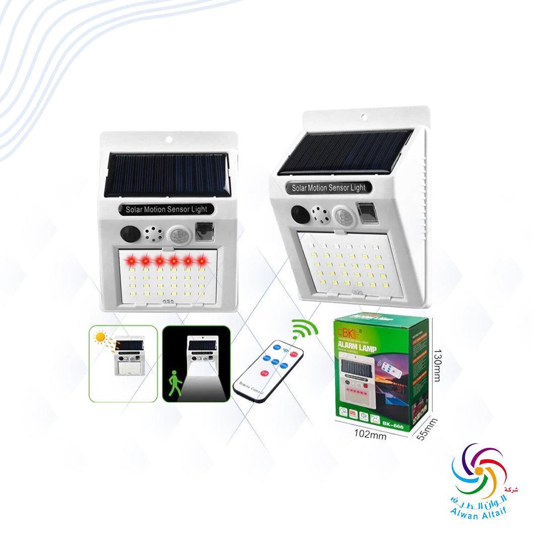 انارت ممرات انذار BK-666 طاقة شمسية – شركه الوان الطيف